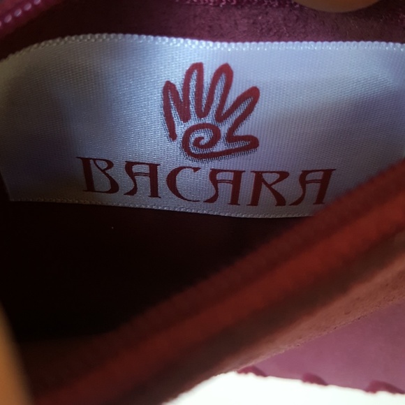 Bags | Leather Maroon Small Walletcoin Purse | Poshmark